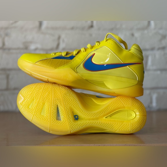 Nike | Shoes | Nike Kevin Durant Zoom Kd3 Christmas Yellow Blue Shoes ...